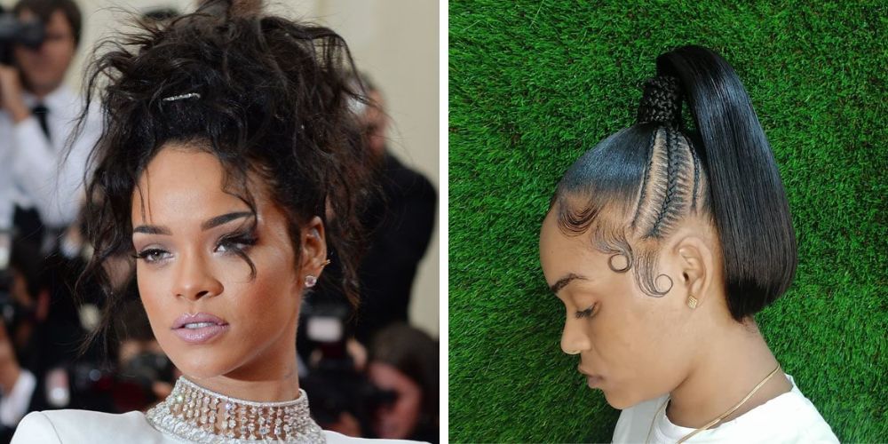 The Best Ponytail Styles for Nigerian Babes and Their Exotic Foreheads ...