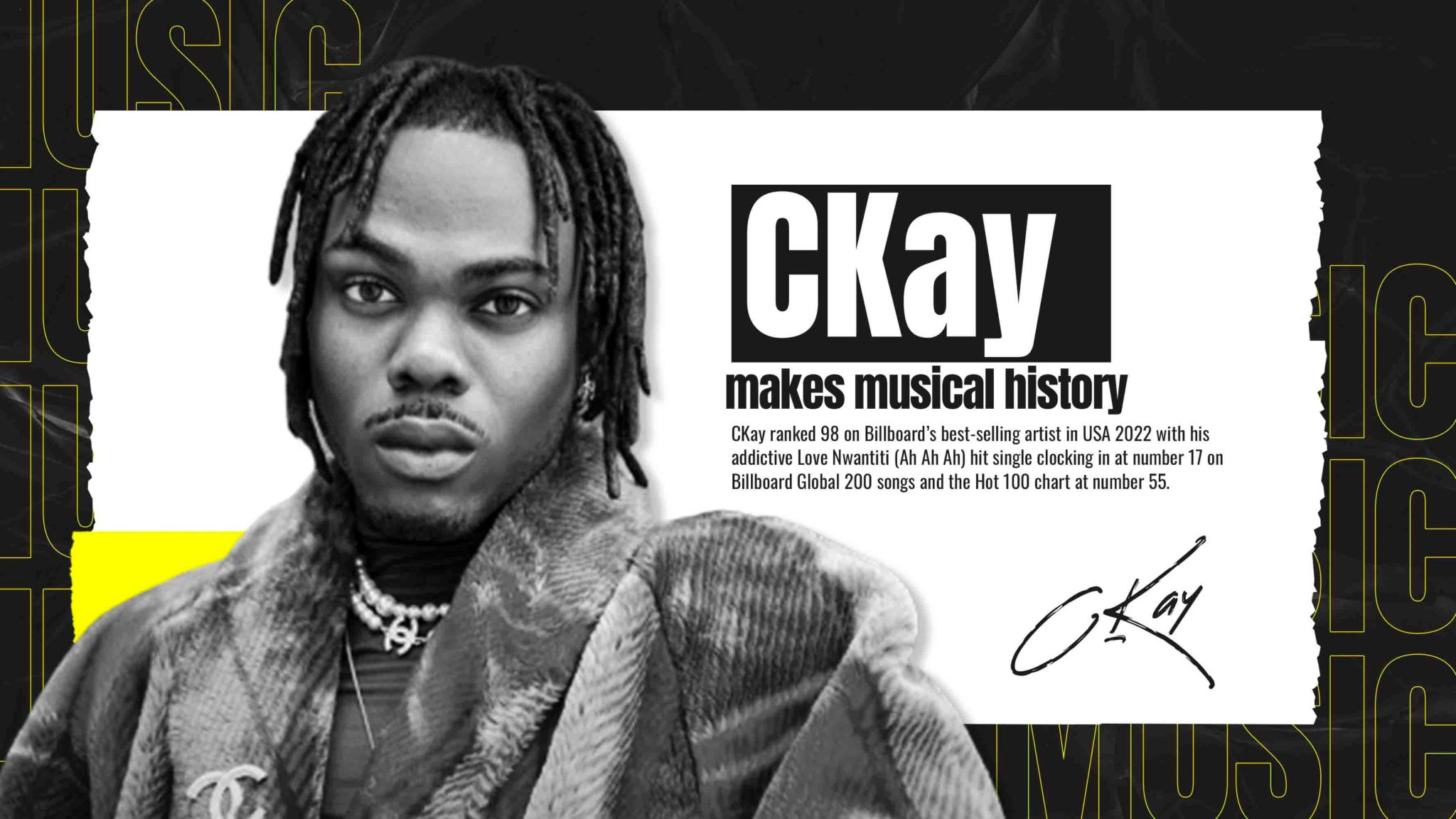 CKay Makes Musical History Amid Afrobeat’s Unstoppable Global Rise ...
