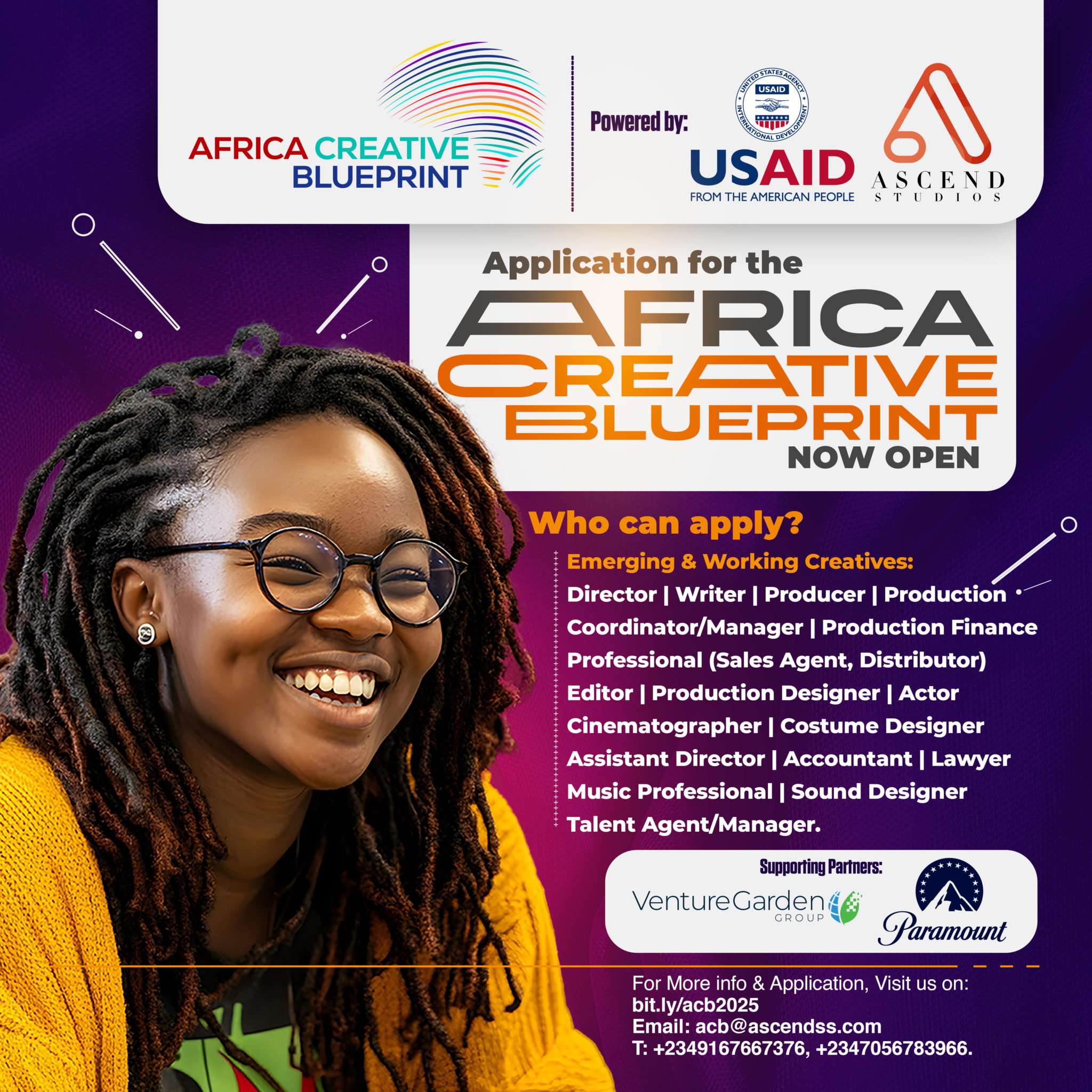 USAID Partners with Ascend Studios to Launch the Africa Creative Blueprint and Strengthen ...