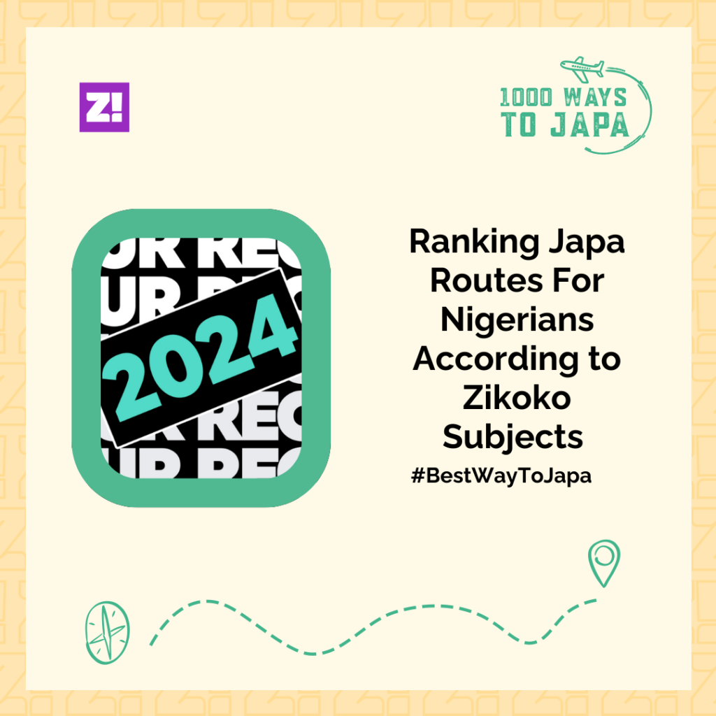1000 Ways to Japa | Zikoko!