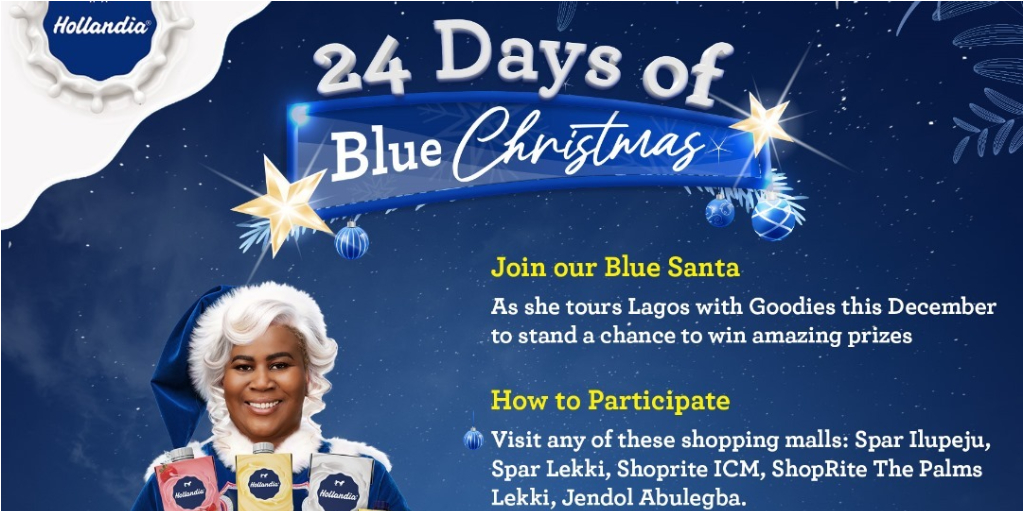 Celebrate This Festive Season With Hollandia Blue Santa | Zikoko!