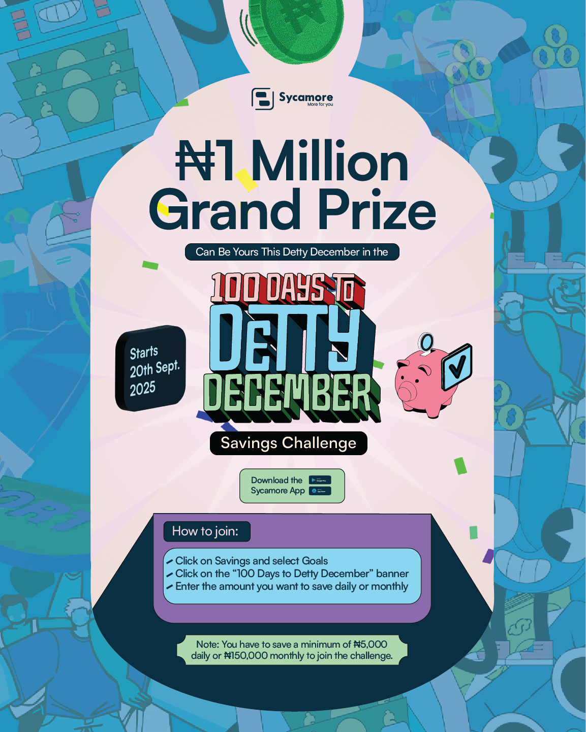 100 Days to Detty December: How to Join Sycamore’s Savings Challenge ...