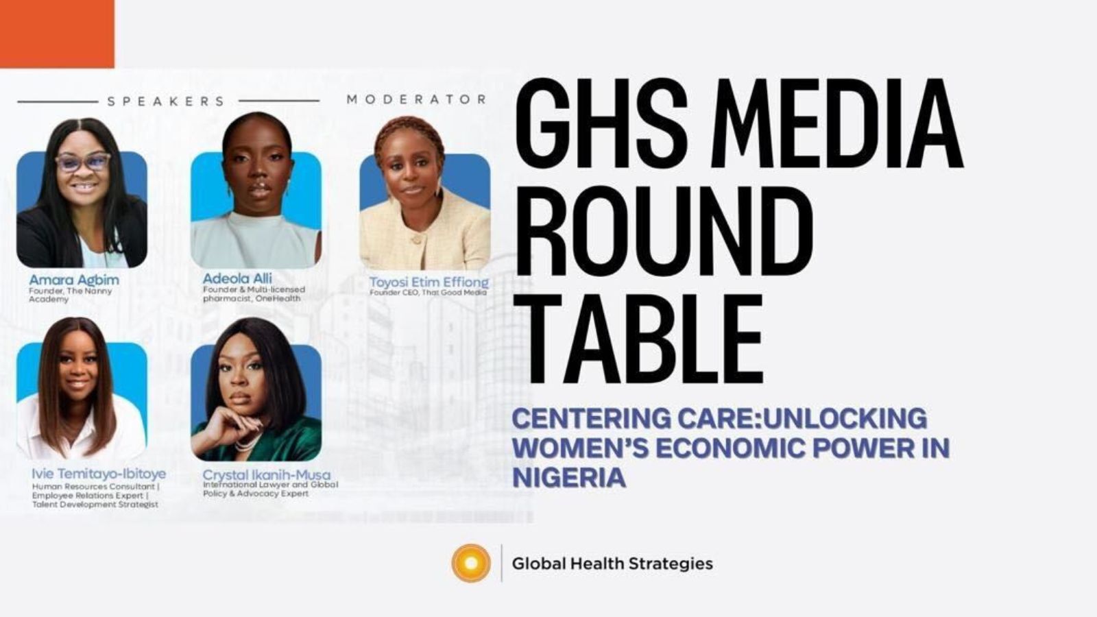 Adeola Alli, Toyosi Etim-Effiong & Amara Agbim Call for Policy Reform ...